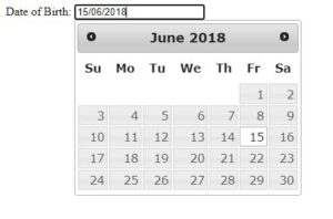 jQuery Datepicker Format Example - CodeLoveGuru
